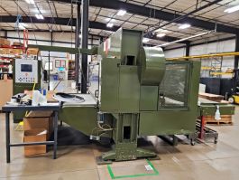 J-3694 ATOM S-735 BELT FED DIE CUTTER, 35 TON CAPACITY, MAXIMUM CUTTING ...