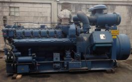 MTU 12V 396 OPEN TYPE GENERATING SET