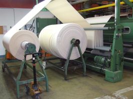 OSTHOFF SINGEING MACHINE WITH BRUSHING UNIT