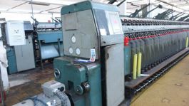 T-8509 HDB WOOLEN RING SPINNING FRAME WITH 90 SPINDLES, YEAR 1977