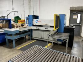 TT-1783 SAMCO MODEL TC 75 HYDRAULIC PRESS, 32 X 67, 75 TONS SHUTTLE TABLE