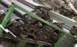 TT-3342 HDB DOUBLE DOFFER CARDING MACHINE, WORKING WIDTH 2500mm, YEAR 1985