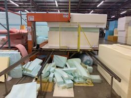 TT-3399 EDGE SWEETS MODEL C-2 AND EL-3 VERTICAL FOAM SAW