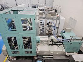 TT-4250 AOKI AL 250LL-50S INJECTION STRETCH BLOW MOULDING MACHINE, YEAR ...