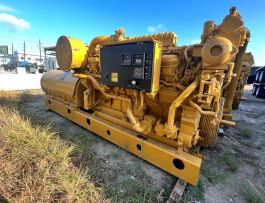 TT-4383 CATERPILLAR 3512B LAND PETROLEUM GENERATOR SET WITH KATO, 600V, 1204 KW