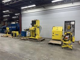 TT-4834 WAYNE LAB MONOFILAMENT EXTRUSION LINE WITH AUXILIARY CAST ROLL ...